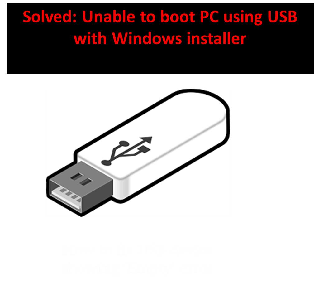 Solved: Unable to Boot PC Using USB With Windows Installer | Hi5 Software Solved: Unable to Boot PC Using USB With Windows Installer | Hi5 Software